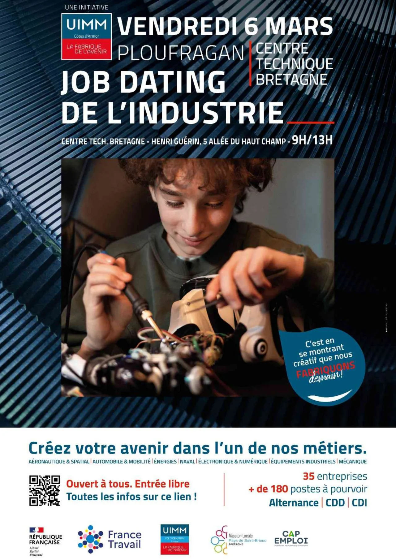Job dating de l’Industrie 2026 - Tout vivre en Côtes d'Armor